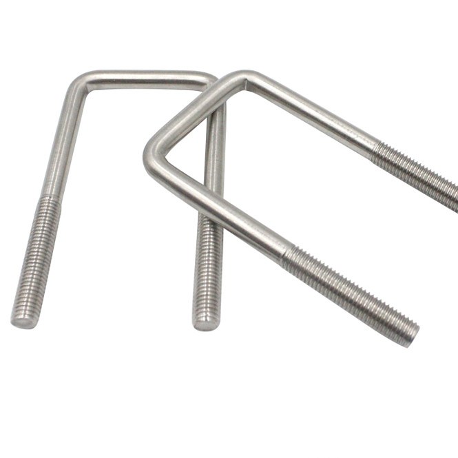 Anti Rust A2-70 A4-80 316 Stainless Steel Square U Bolts Bright Finish