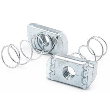 SS304 SS316 M10 M12 M14 HDG Spring Channel Nuts And Washers